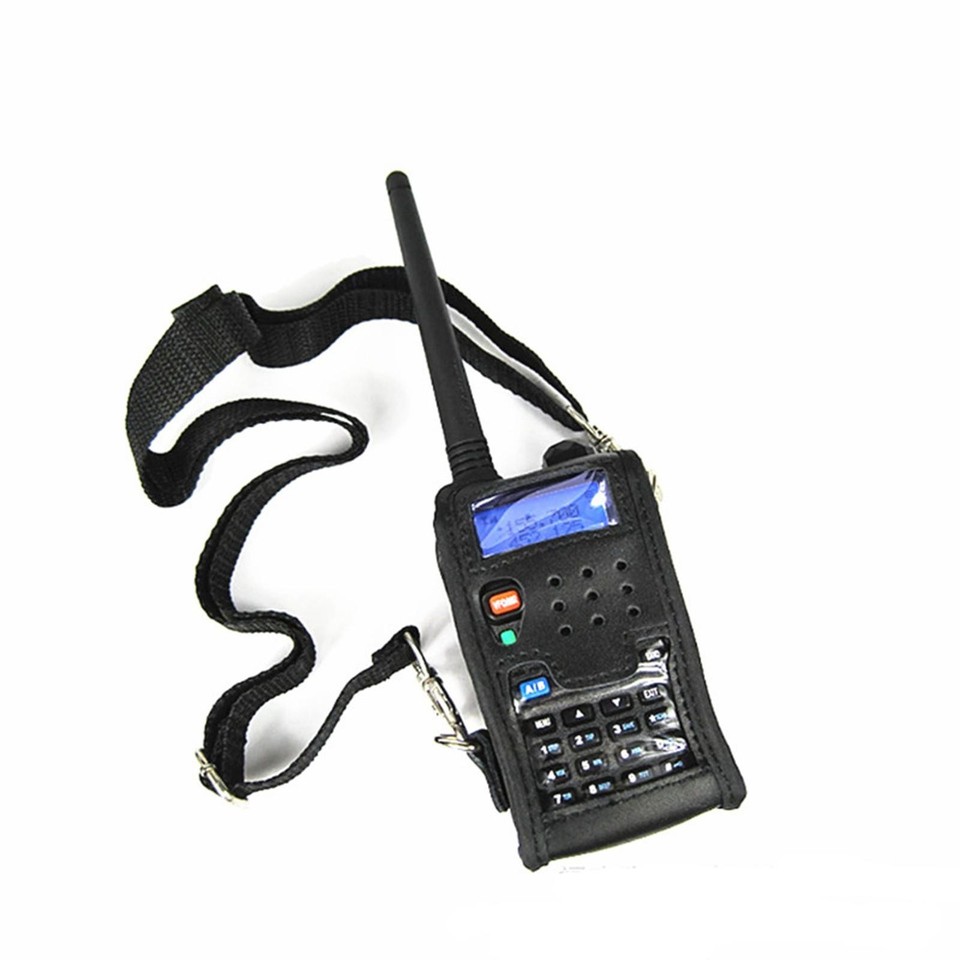 Durable Radio Leather Case Shell Bag For Baofeng UV-5R UV-5R+Plus UV ...