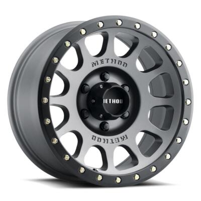 Method Race MR305 NV 17x8.5 6x139.7 0et 108 Titanium Matte Black Lip ...