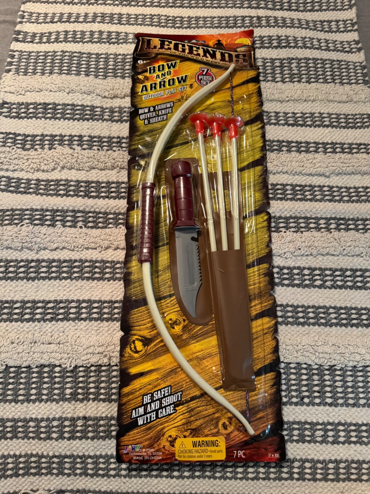 kids legend bow and arrow outdoor 7 piece play set/plastic | eBay