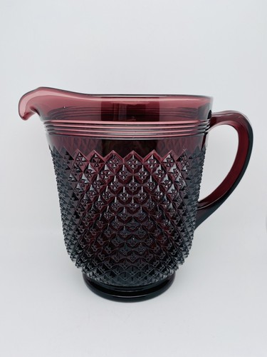 Mosser Amethyst Addison Glass 48 Ounce Pitcher#150PAM | eBay