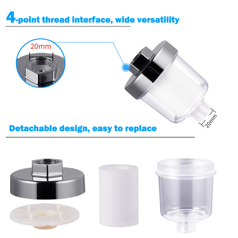 Universal Shower Filter PP Cotton Household Kitchen Faucet Purification ...