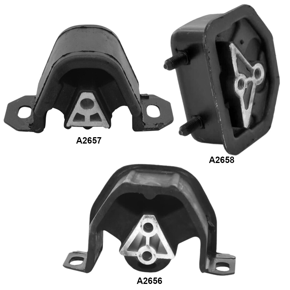 Engine Motor Mounts & Transmission Mount 3PCS for Daewoo Lanos 02-99 1 ...