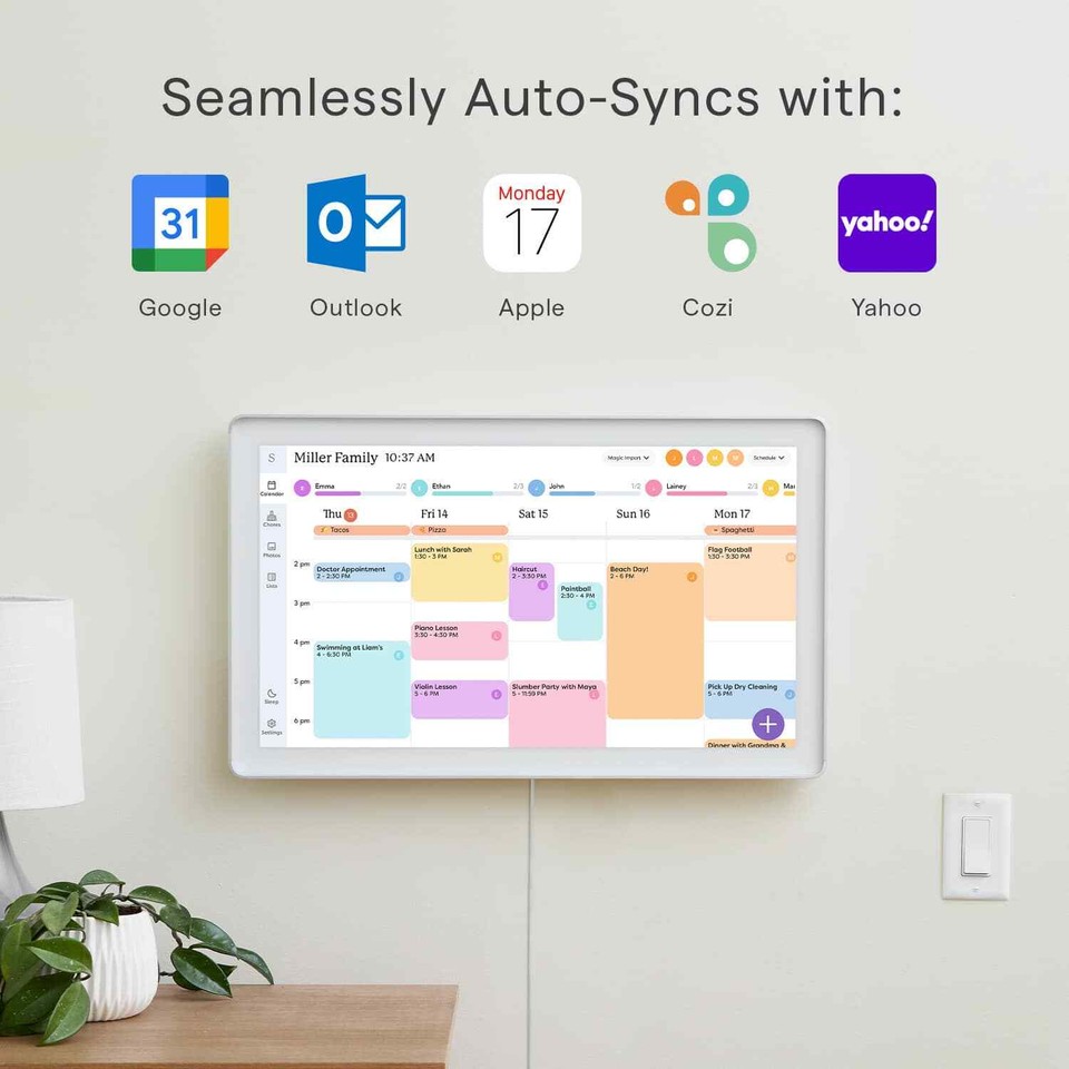 Skylight - Calendar Max: 27 inch Touchscreen Smart Calendar and Family ...