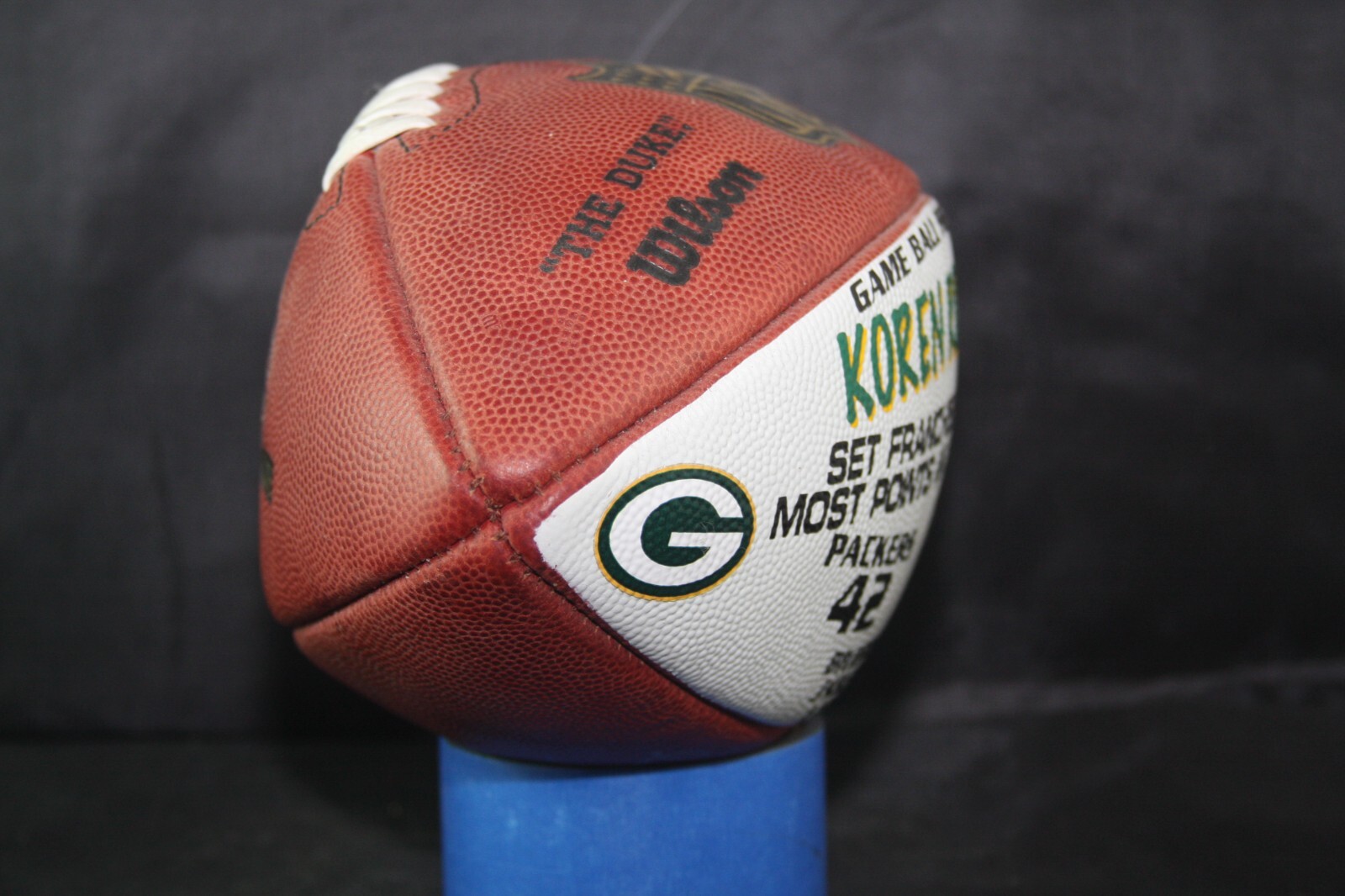 Vtg Original WILSON Green Bay Packers Koren Robinson signed NFL Game ...