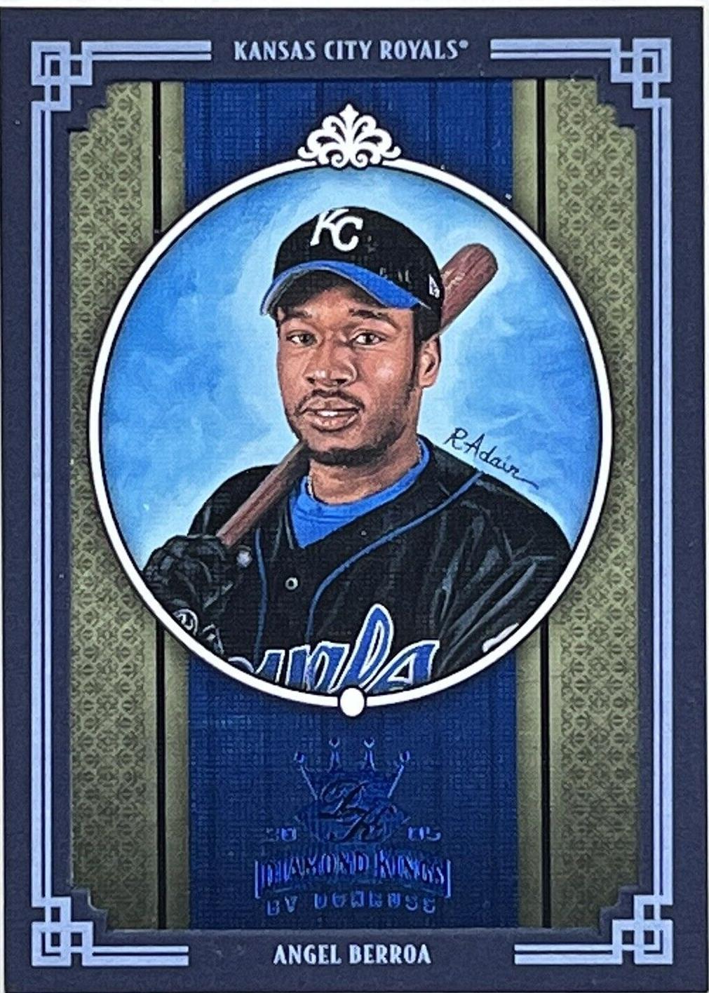 2005 Donruss Diamond Kings - Angel Berroa #110 Blue Framed /100 for ...
