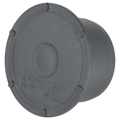 Socket Plug 50mm Waste Pipe Soil Pipe Vent Pipe Cap Blank Stop End Push ...
