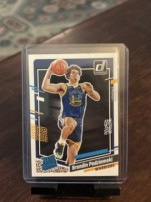 Brandon Podziemski 2023 Donruss #249 Rated Rookie Golden State Warriors ...