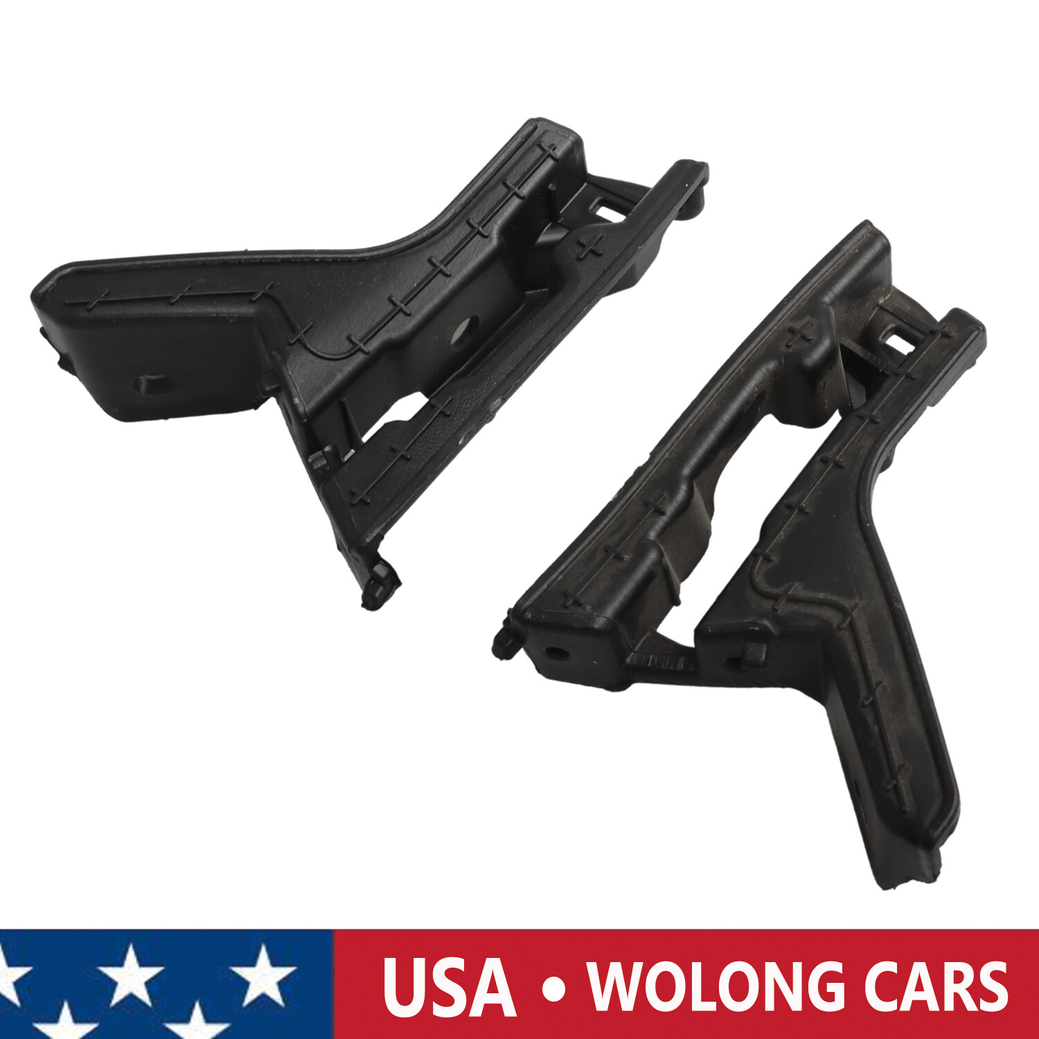 Pair Left & Right Front Bumper Retainer for 2016 2017 2018 2019 2020 ...