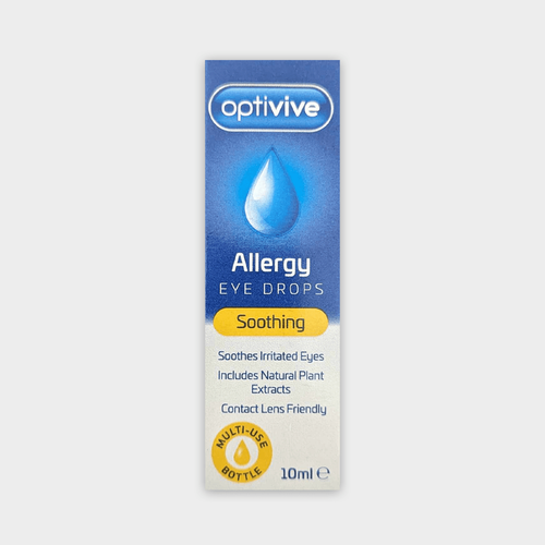 Optivive Allergy Eye Drops Soothes Irritated Eyes - Contact Lens ...