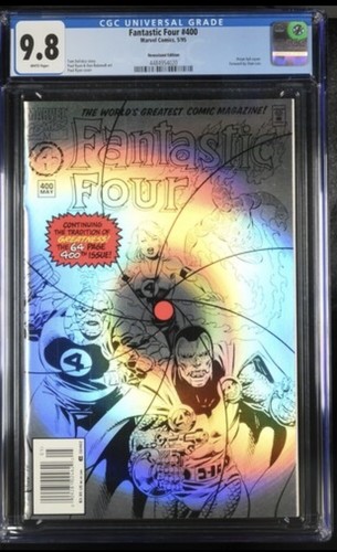 Fantastic Four #400 - CGC 9.8 - Prism Foil Newsstand Edition 1995 ...