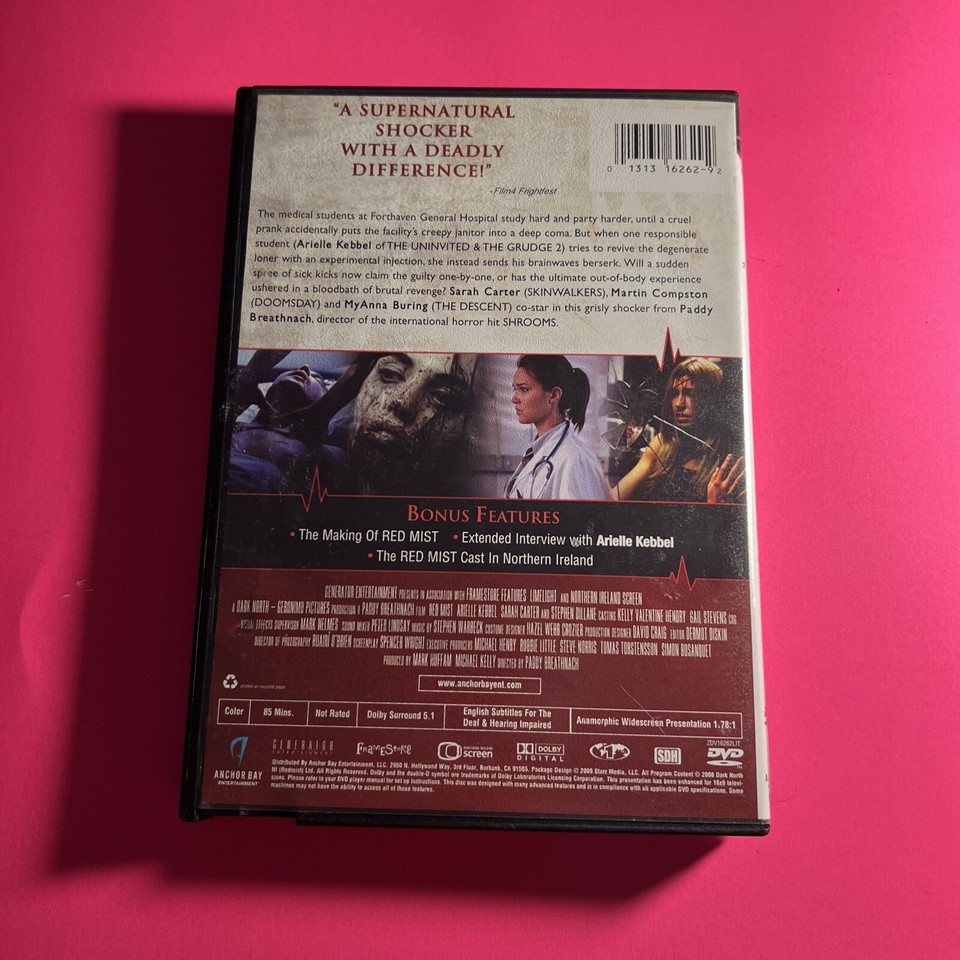 Red Mist (DVD, 2009, Widescreen) Arielle Kebbel, Sarah Carter ...