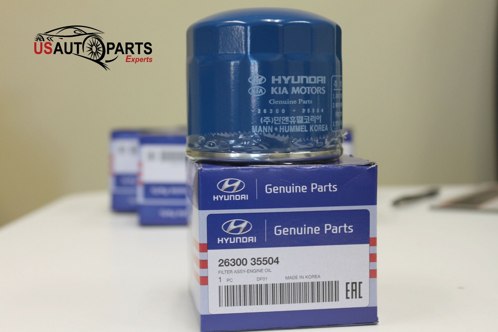 QTY 3 - GENUINE Hyundai - Oil Filter For Accent Elantra Sonata Kia ...