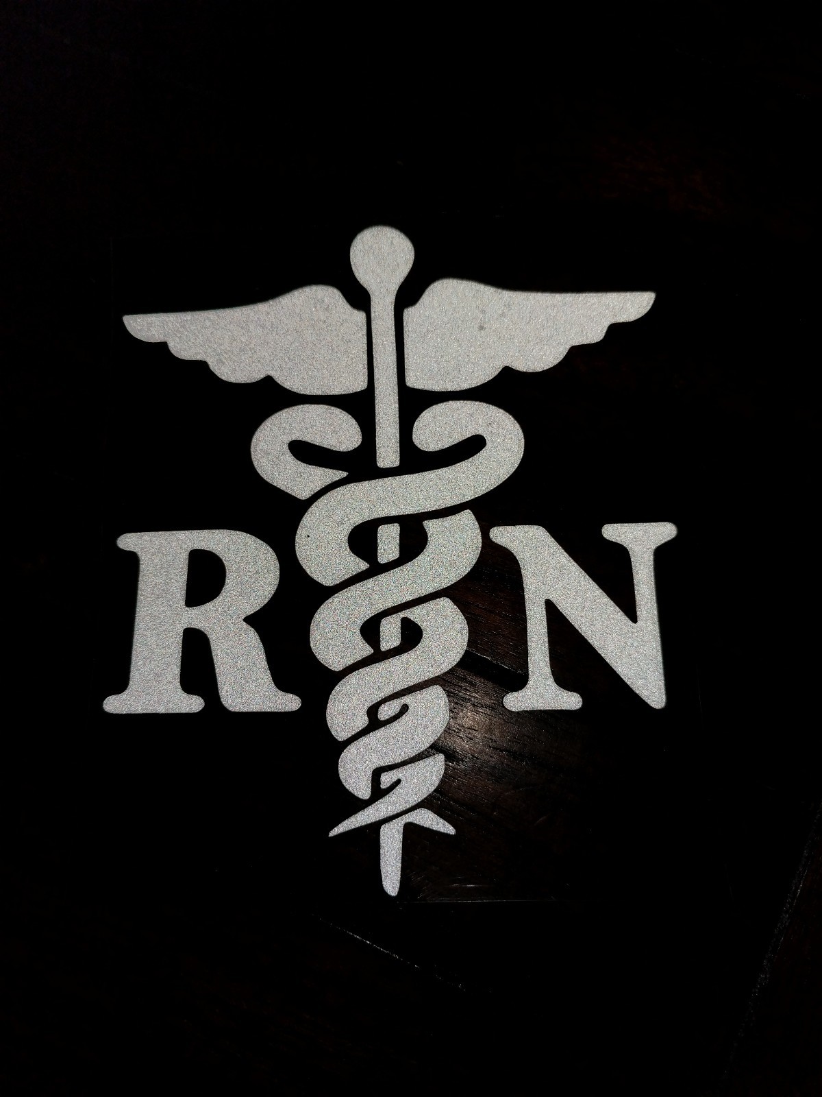Registered Nurse RN symbol medical decal sticker car truck window ...