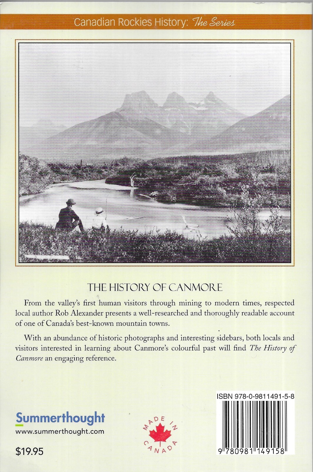 THE HISTORY OF CANMORE - Rob Alexander - 2010 1st edition - ALBERTA | eBay