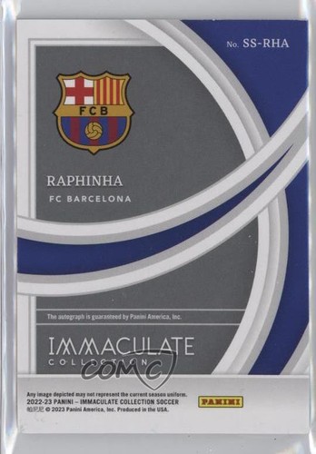 2022-23 Panini Immaculate Shadowbox Signatures /99 Raphinha #SS-RHA ...