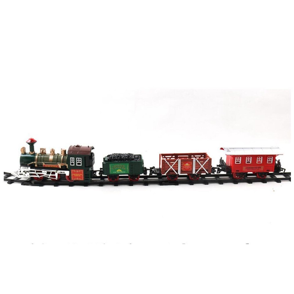Christmas Train Set Passenger Carriages Easy Assemble Classic Toy Train ...