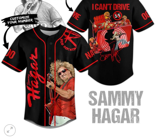 Sammy Hager Red Rocket I Can Not baseball jersey, 3d gift,2025 hot | eBay