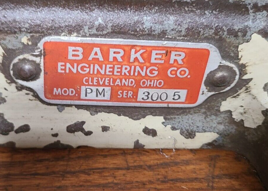 Barker PM Horizontal Mill Milling Machine | eBay
