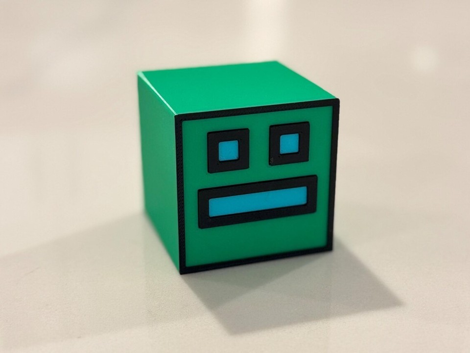 Geometry Dash, 3D Printed Toy, Collectible, Cubes, 2x2x2 in., Gamer ...
