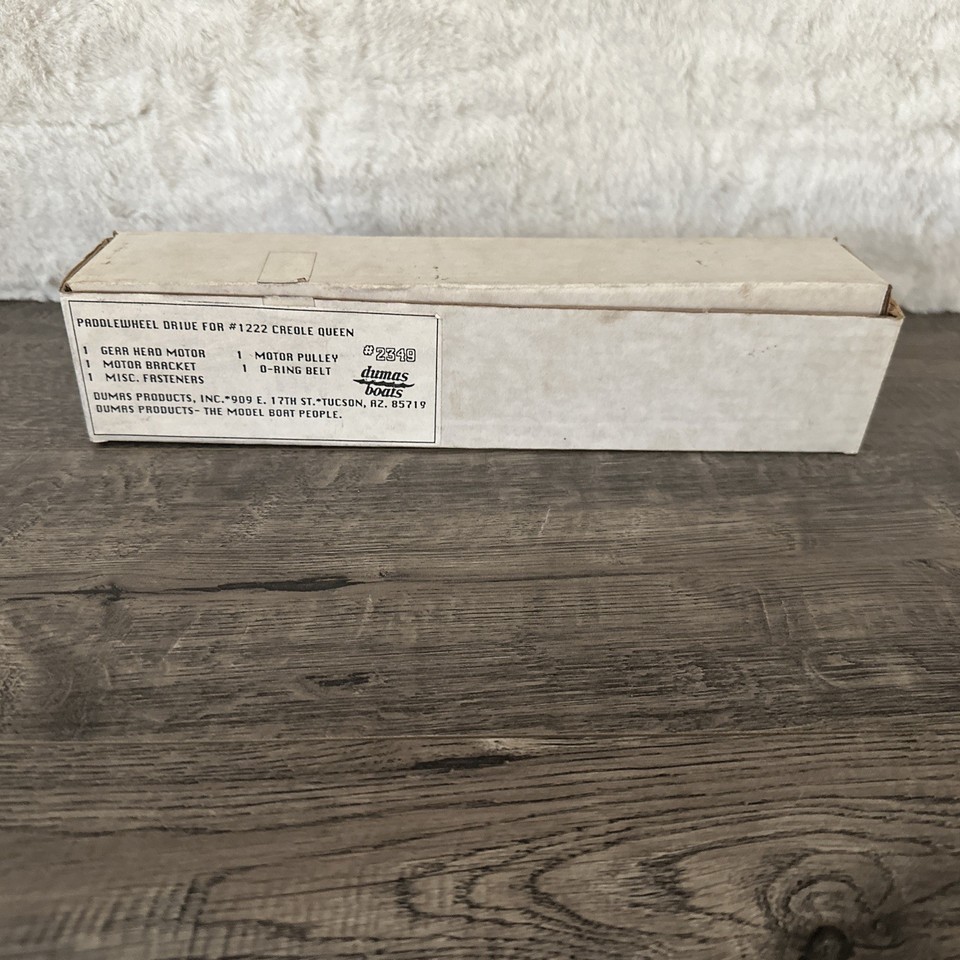 Vtg NOS Dumas Paddlewheel Drive 2349 DUM2349 For CREOLE QUEEN Boat Kit ...