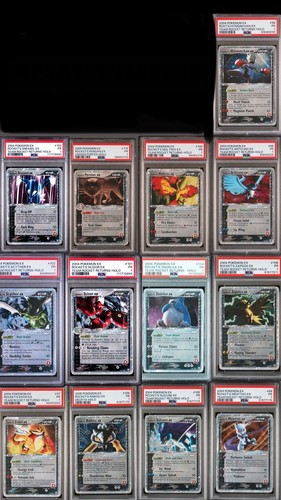 COMPLETE PSA 1 PR POOR 2004 & 2005 Pokemon Team Rocket Returns EX Holo ...