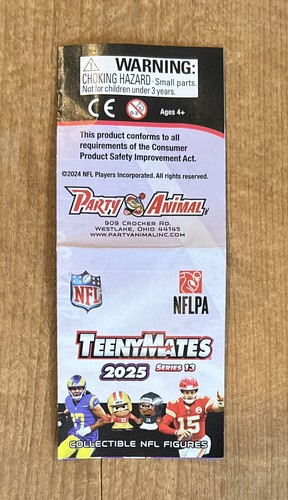 2025 NFL TeenyMates Series 13 Brock Purdy RARE 1:128 Alternate Uniform ...