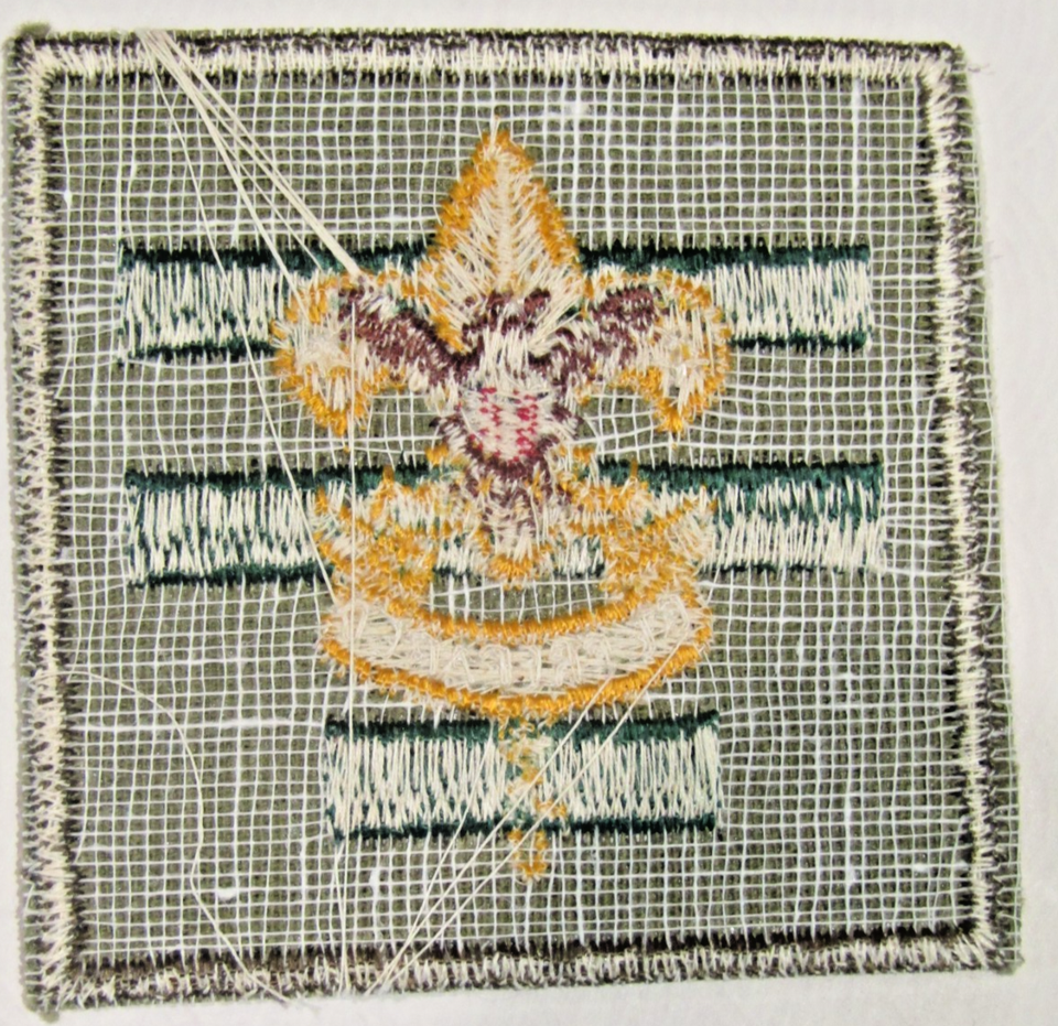 1955–1964 Cut Edge Gauze Back Boy Scouts of America Senior Patrol ...