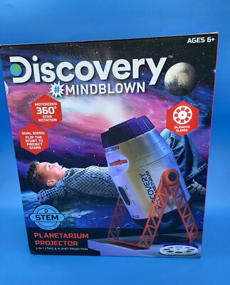 Discovery Mindblown Planetarium Projector 2-In-1 Stars & Planet ...
