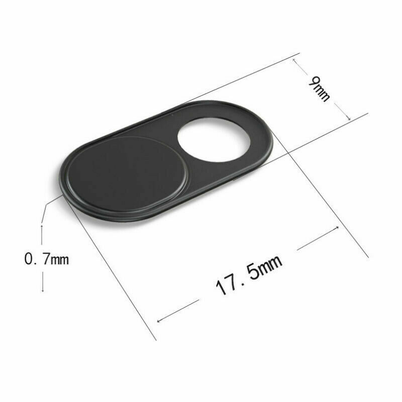 Webcam Cover Shutter Web Camera Metal Oval Shape Face Laptop Dell HP ...