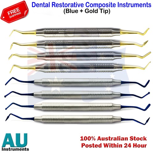 Dental Composite Flat Plastic Filling Restorative Instruments Blue ...