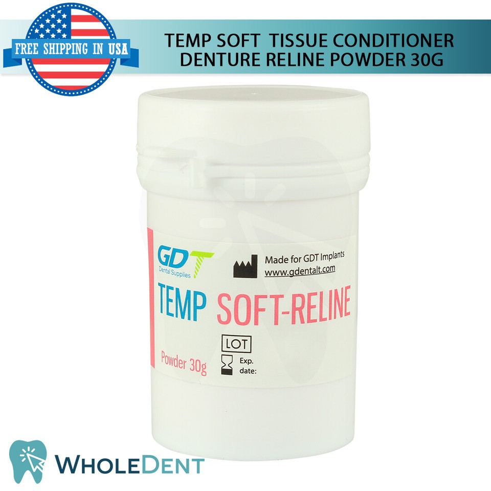 Self Curing Resin For Temp Soft Reline Home Use Kit DIY Denture ...