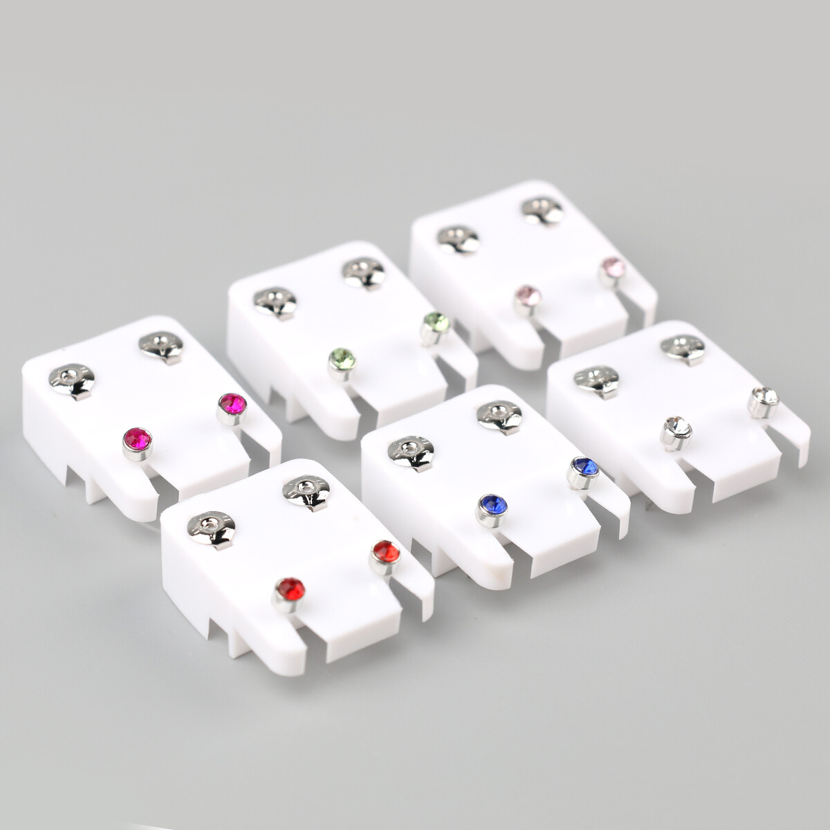 12Pairs Medical Surgical Earrings Steel Ear Studs Gifts Piercing Tool ...