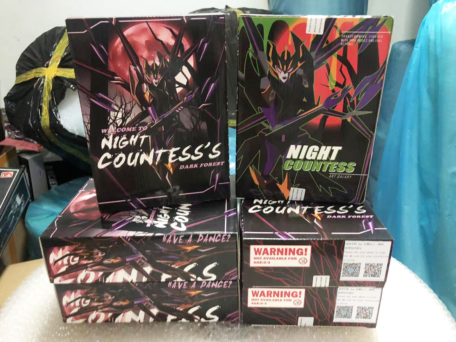 APC Toys Night Countess DARK FOREST Blackarachnia Airachnid TFP Figure ...