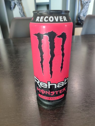 Monster Energy Rehab Raspberry Full Can Discontinued 2023 Micro Dents ...