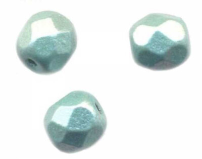 100 PERLES FACETTES DE BOHEME 4mm Metallic Green Light | eBay