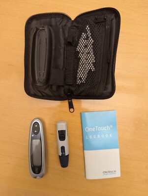ONE TOUCH ULTRA MINI Blood Glucose Meter w/ Delica + Carrying Case | eBay