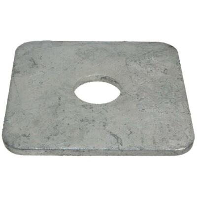 Pack of 100 Galvanised Square Washer M16 x 50 x 50 x 3 Metric | eBay ...