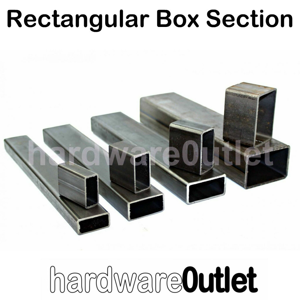 Box Section 1000 mm Length Mild Steel SQUARE or RECTANGLE BOX Section ...