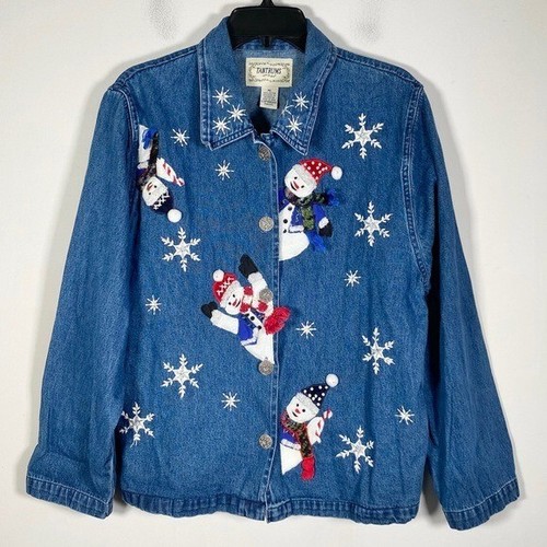 Tantrums Women’s Size Extra Large XL Snowmen Winter Holidays Theme ...