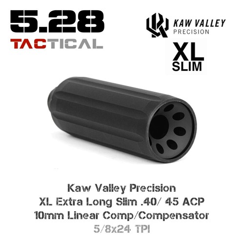 Kaw Valley Precision XL Extra Long Slim .40/ 45 ACP/ 10mm Linear Comp 5 ...