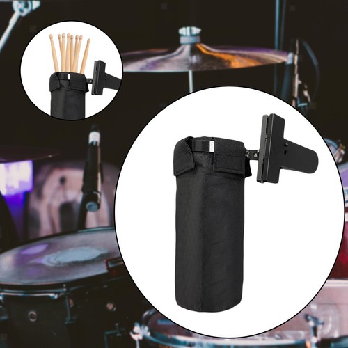Drumstick Storage Bag Wear Resistant Drum Accessories with Stand Clip ...