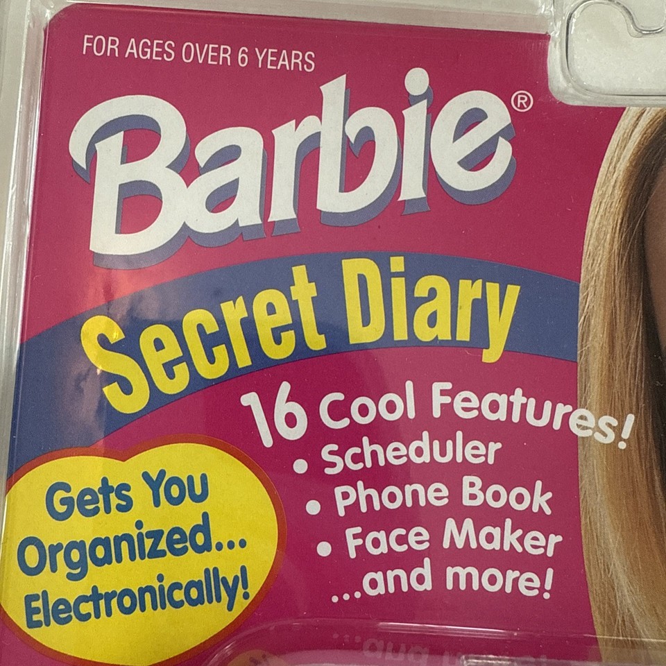Vintage 1999 Barbie Secret Diary Electronic Organizer by Mattel Toy New ...