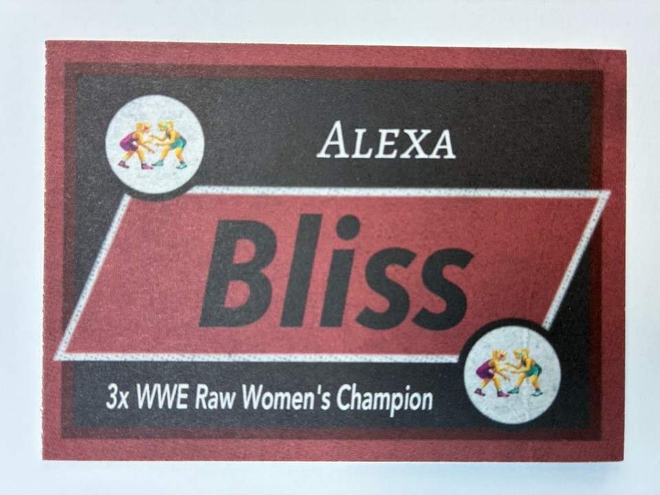 ALEXA BLISS WWE Raw Diva WRESTLING Custom ACEO Rookie Trading Card RC ...