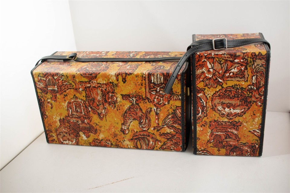 8-Track Storage Case Boxes Vintage Weird Rooster / Farm Print | eBay