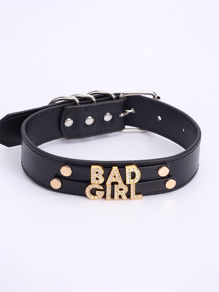 OWNED Chocker 30MM Choker Necklace BDSM Gift DIY Custom Collar Pu ...