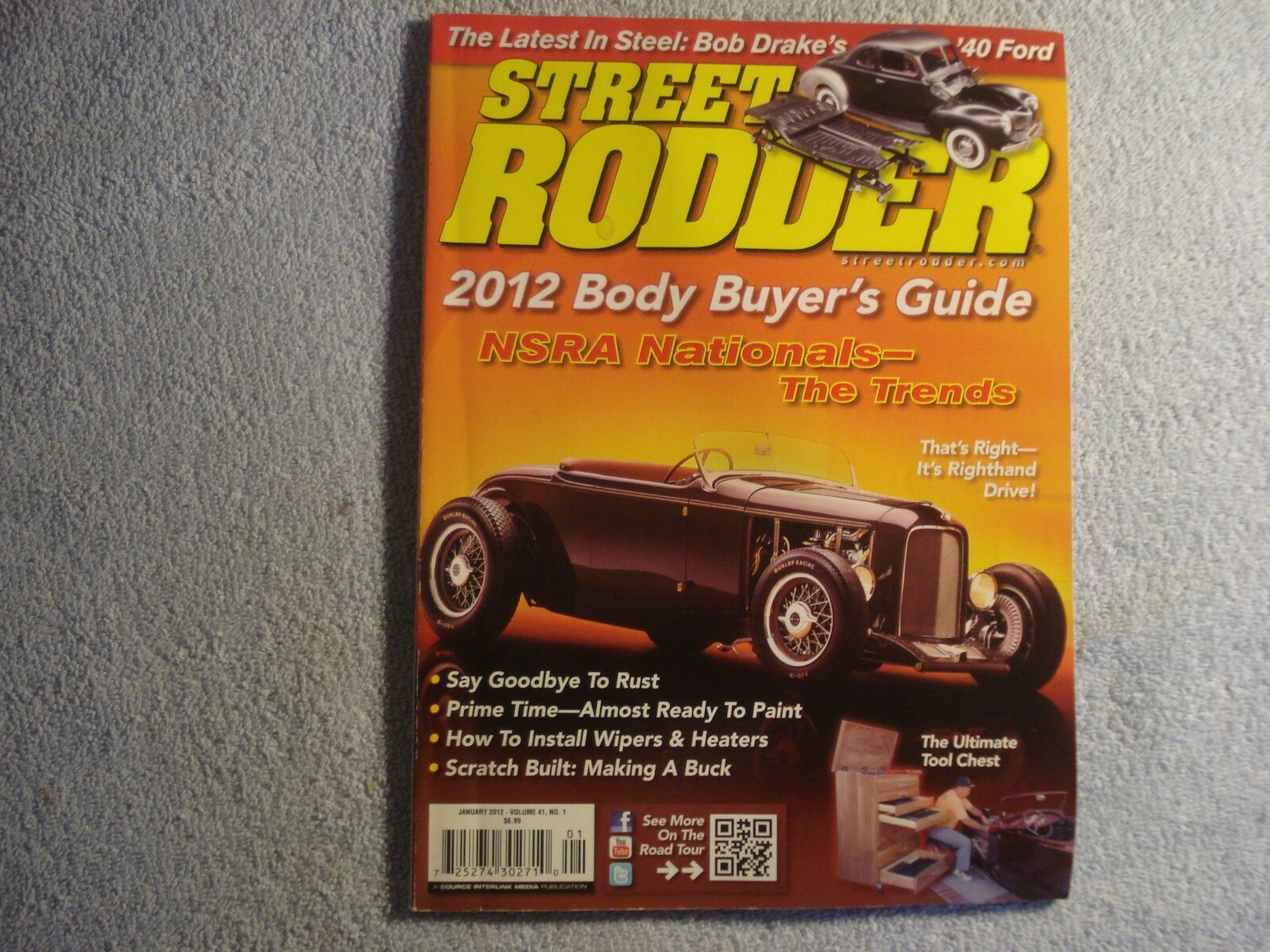 Street Rodder 2012 January Classic Hot Rod Modified Custom Cars and ...