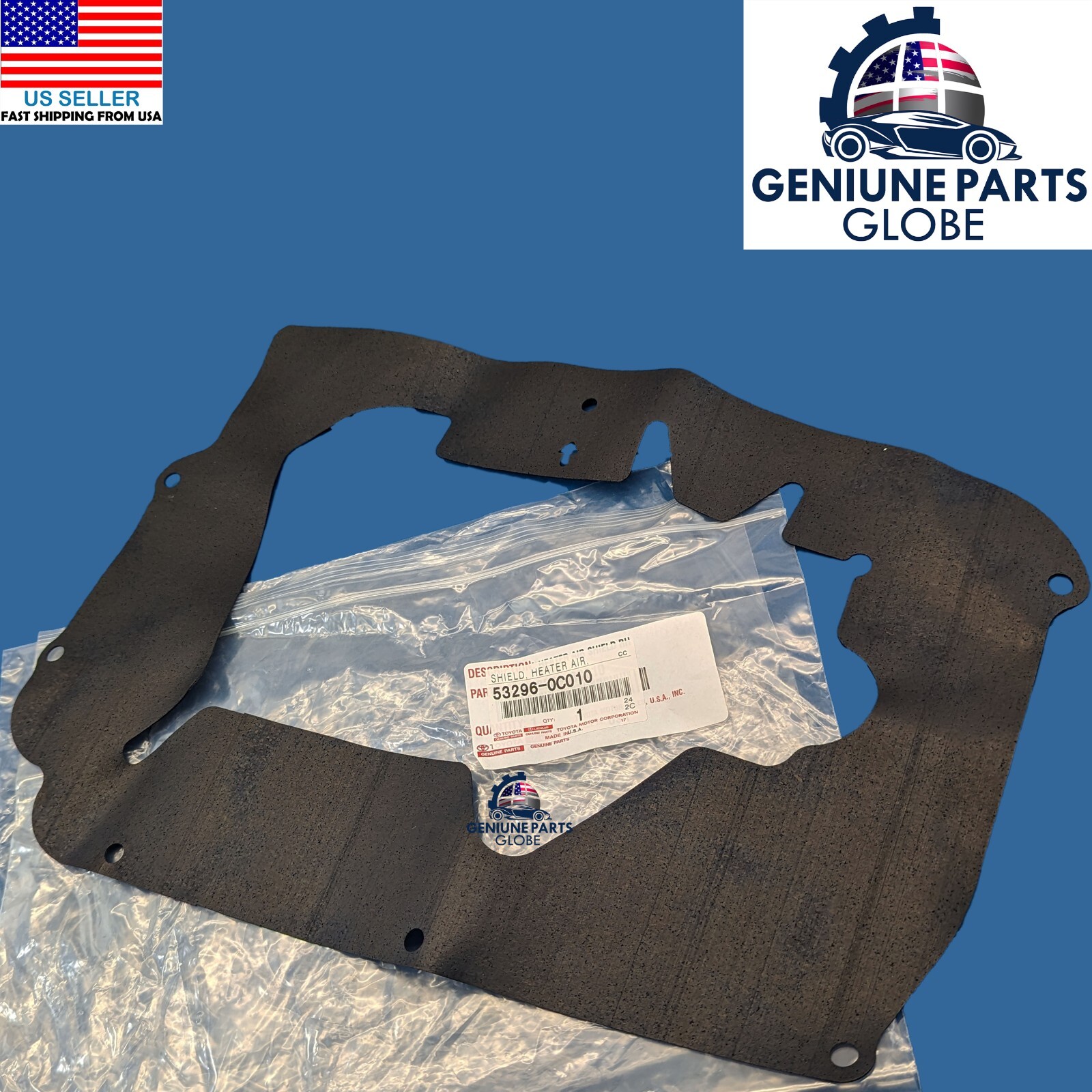 GENUINE OEM TOYOTA 08-17 SEQUOIA | 07-13 TUNDRA HEATER AIR SHIELD 53296 ...
