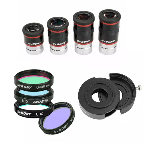 SVBONY 1.25" Telescope 68° Eyepiece+ 1.25'' Filter Kits + SV226 Filter ...