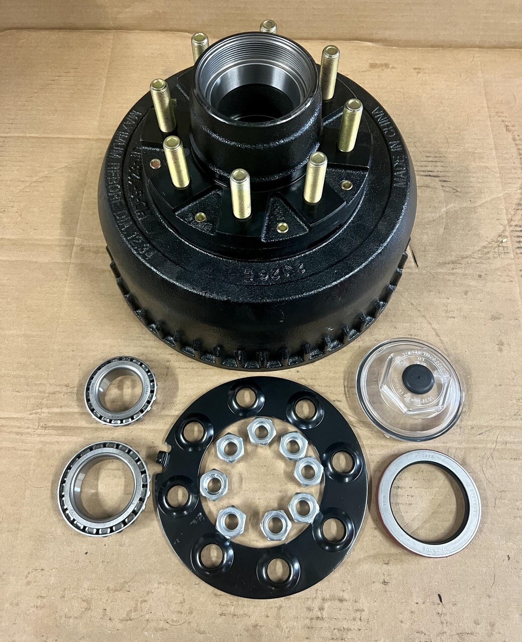 10k Dexter LCI Hub Brake hub Drum kit 12-1/4x3-3/8" 10K GD Trailer Axle ...