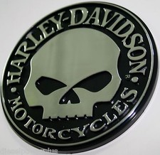 Harley-Davidson Willie G Skull Rider Footboard Inserts – Chrome ...